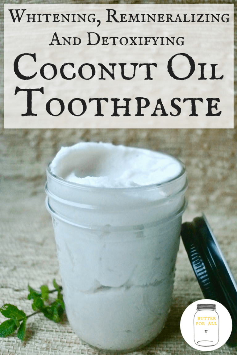 Whitening, Remineralizing, and Detoxifying Coconut Oil Toothpaste ...