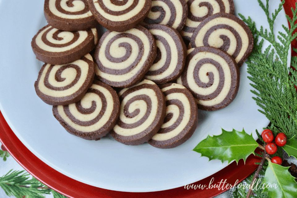 Perfect Peppermint Pinwheel Cookies • Butter For All