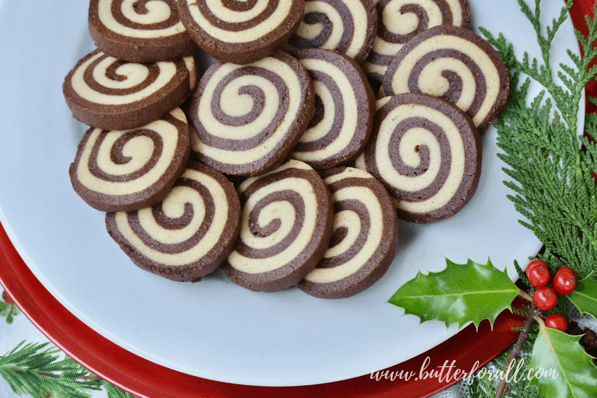 Perfect Peppermint Pinwheel Cookies • Butter For All