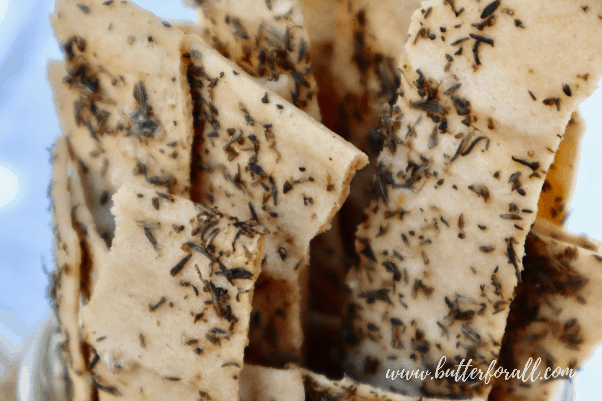 Light and Crispy Cassava Crackers • Butter For All