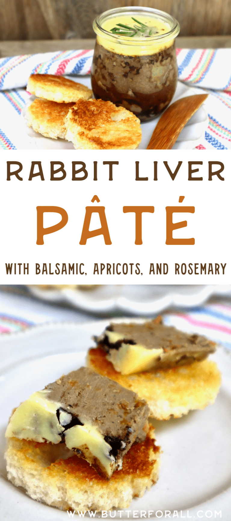 Rabbit Liver Pâté With Aged Balsamic, Dried Apricots, and Rosemary ...